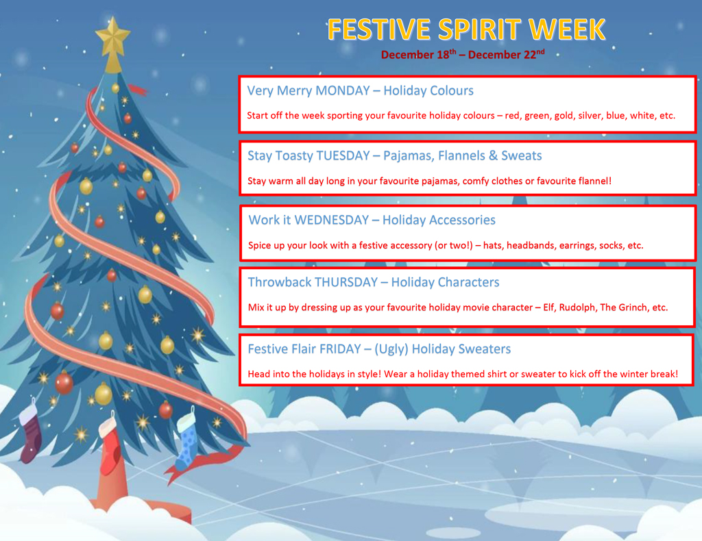 Festive Spirit Week 2023 | Metropolitan Preparatory Academy